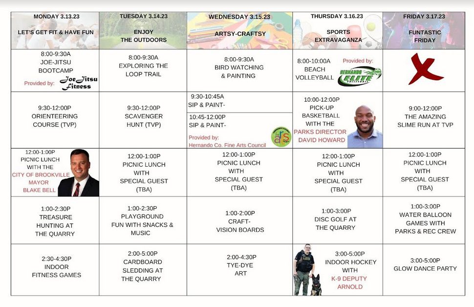 Free Spring Break Activities - NatureCoaster.com